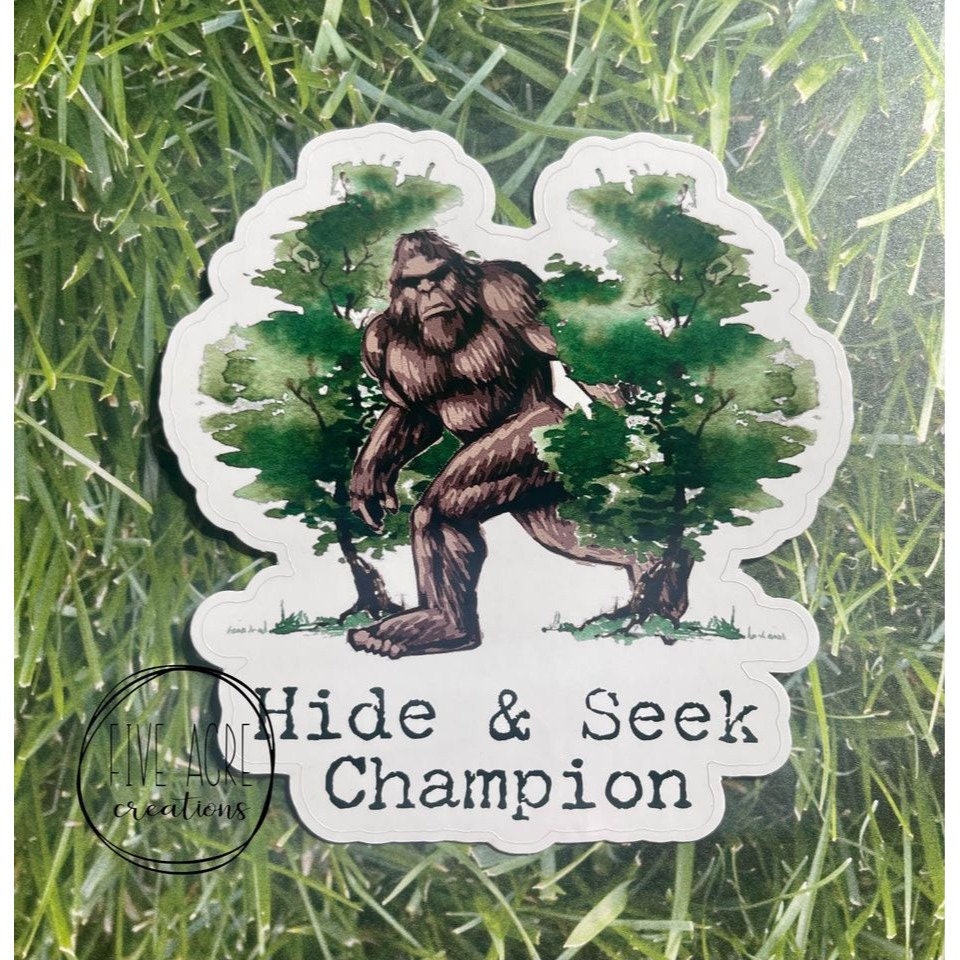 Funny Bigfoot Sticker Waterproof and Weatherproof Car - Etsy