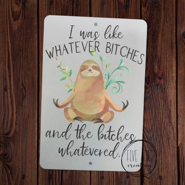 Whatever Sign - Etsy