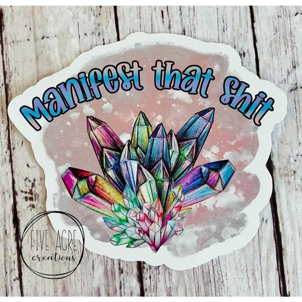 Manifest Car Decal - Etsy