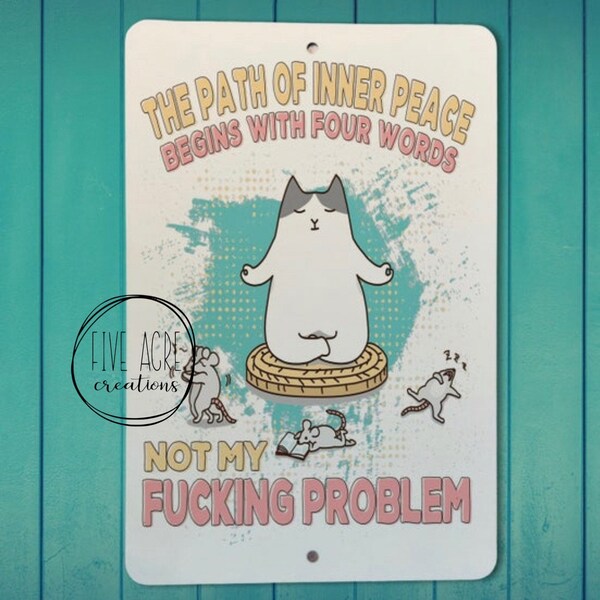 No Problem Sign - Etsy