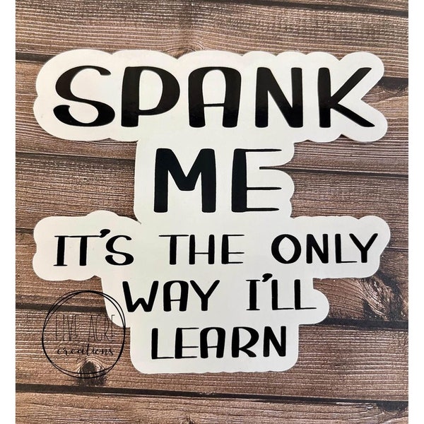 Spank Stickers - Etsy