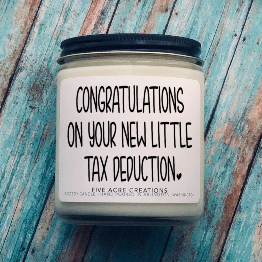Congrats on New Little Tax Deduction New Baby Gift Congratulations on ...