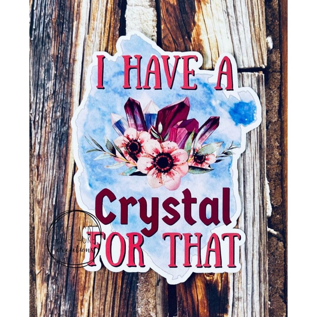Funny Crystal Sticker | Waterproof Decal | Car Window Decal | Laptop ...