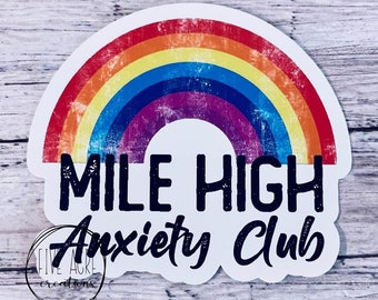 Mile High Sticker | Etsy