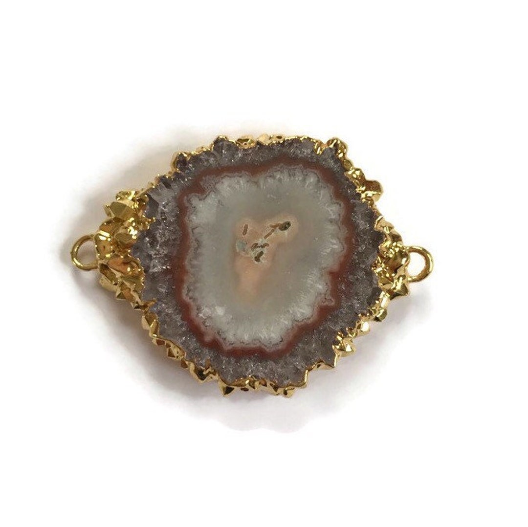 Stalactite Connector, Natural Freeform Stalactite, Stalactite Double ...