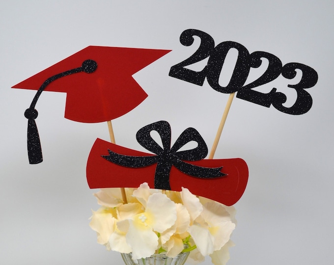 2023 Graduation Decorations Graduation Centerpiece Sticks - Etsy