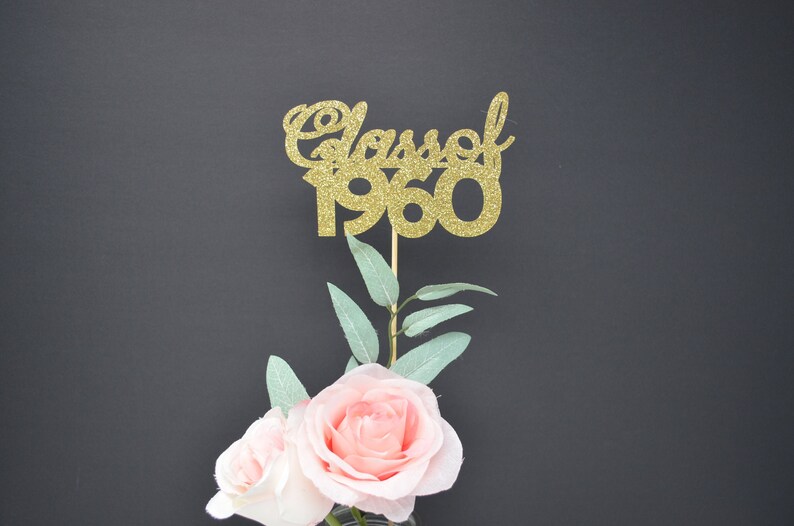 Class of 1960, Class Reunion Centerpiece, 60 Years Class Anniversary ...