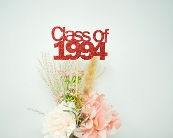 Class of 1994 Mason Jar Tags, Class Reunion, Centerpiece, Decoration ...