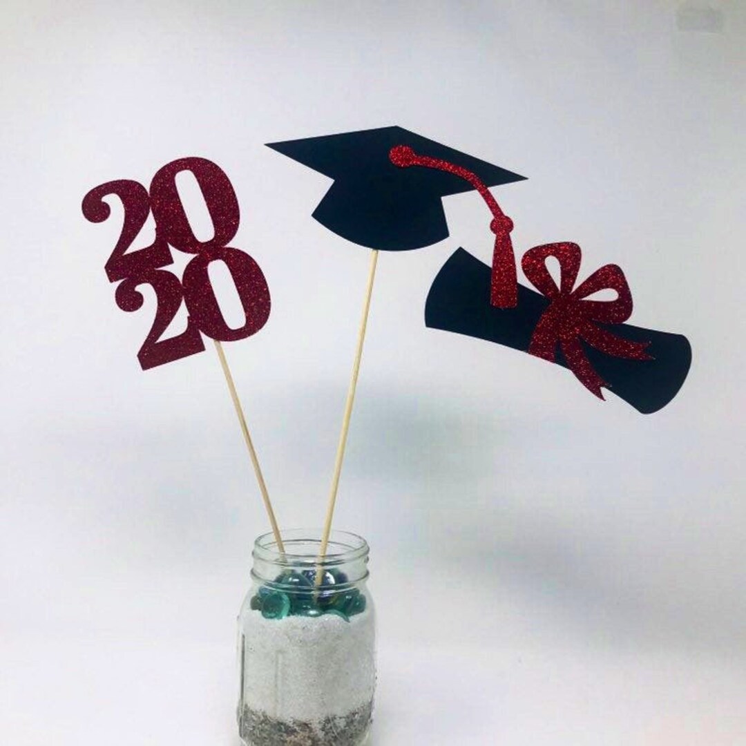 Graduation Centerpieces, Graduation Centerpiece Sticks, Class of 2026 ...