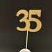 35th Birthday Decoration, 35th Birthday Centerpiece Sticks, Glitter ...