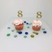 8th Birthday Cupcake Toppers, Birthday Decoration, 8th Birthday ...