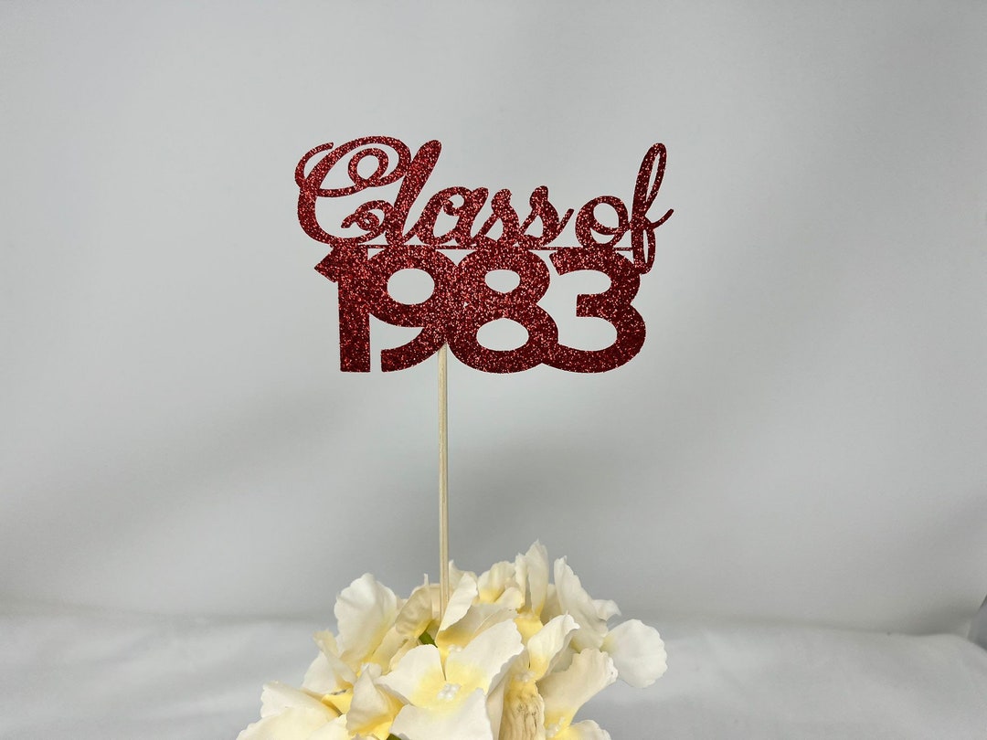 Class of 1983, Class Reunion Centerpiece, 40 Years Class Anniversary ...