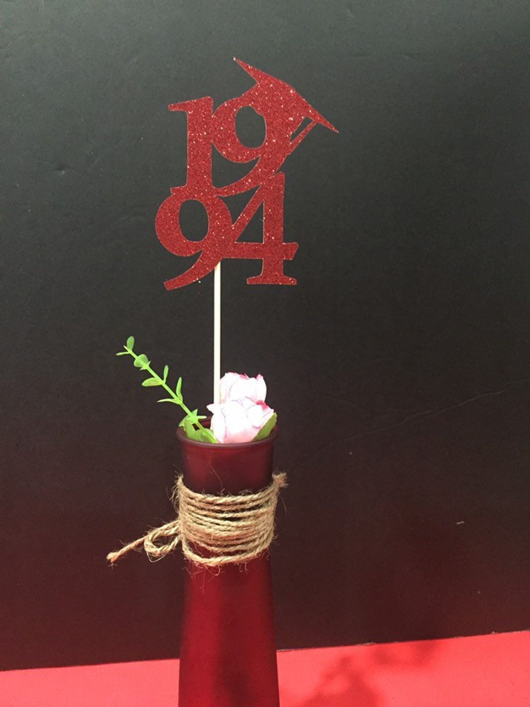 Set of 3 Sticks, 1994 Class Reunion Centerpiece, 25 Years Class ...