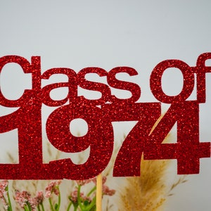 Class of 1974, Class Reunion Centerpiece, 50 Years Class Anniversary ...