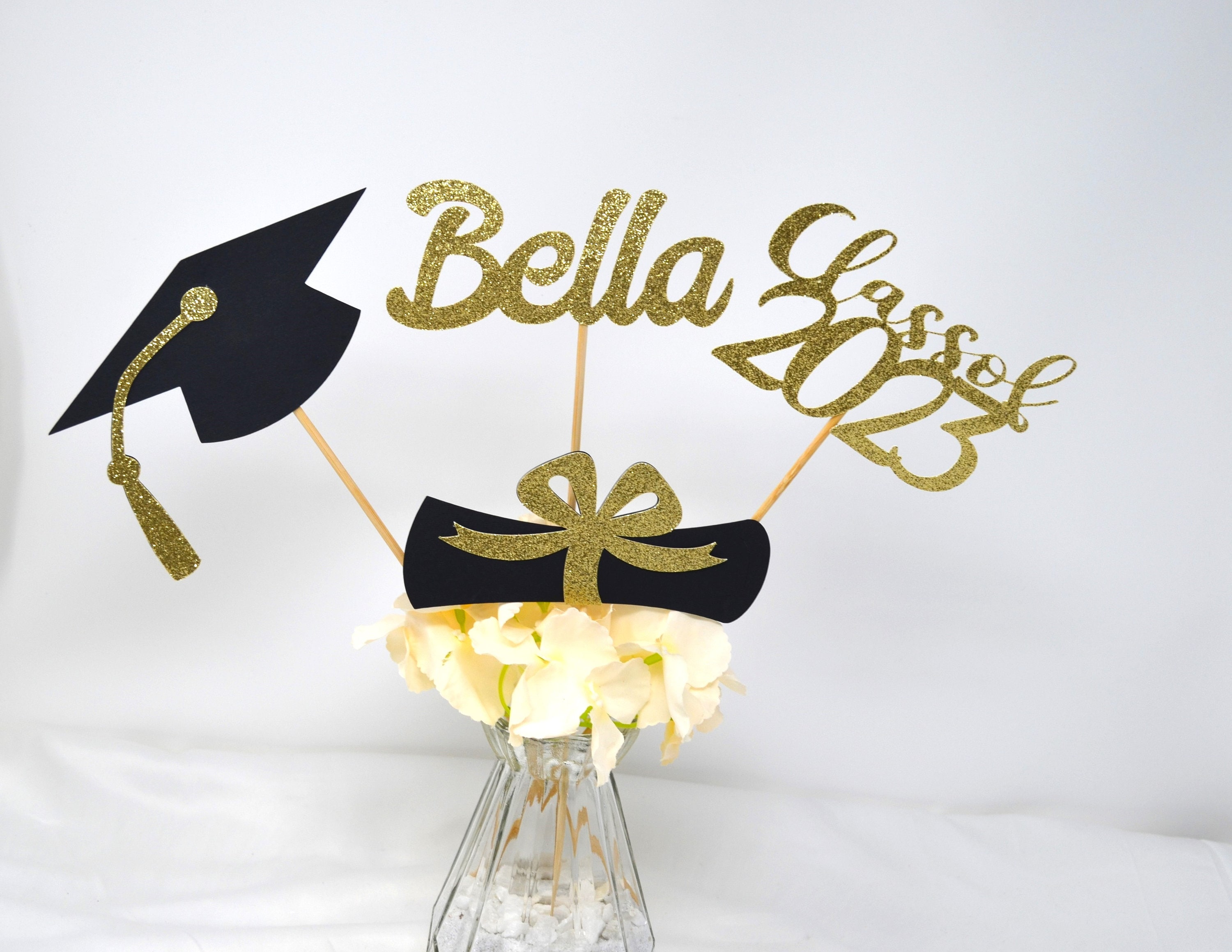 Graduation party decorations 2023, Graduation Centerpiece Sticks, Grad ...