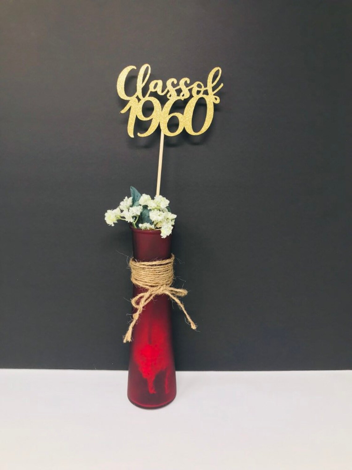 Class of 1960, Class Reunion Centerpiece, 60 Years Class Anniversary ...