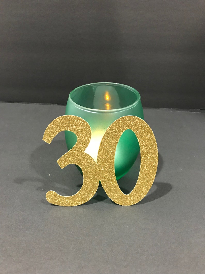 Cutout 30 Number 30 Anniversary 30th Decor 30 Cutout 30 | Etsy