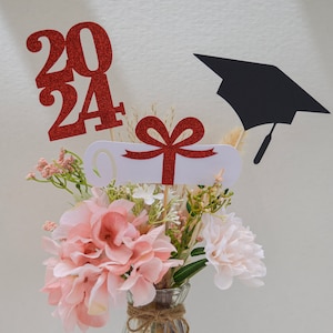 2024 Graduation Decorations, Graduation Centerpiece Sticks, Class of ...