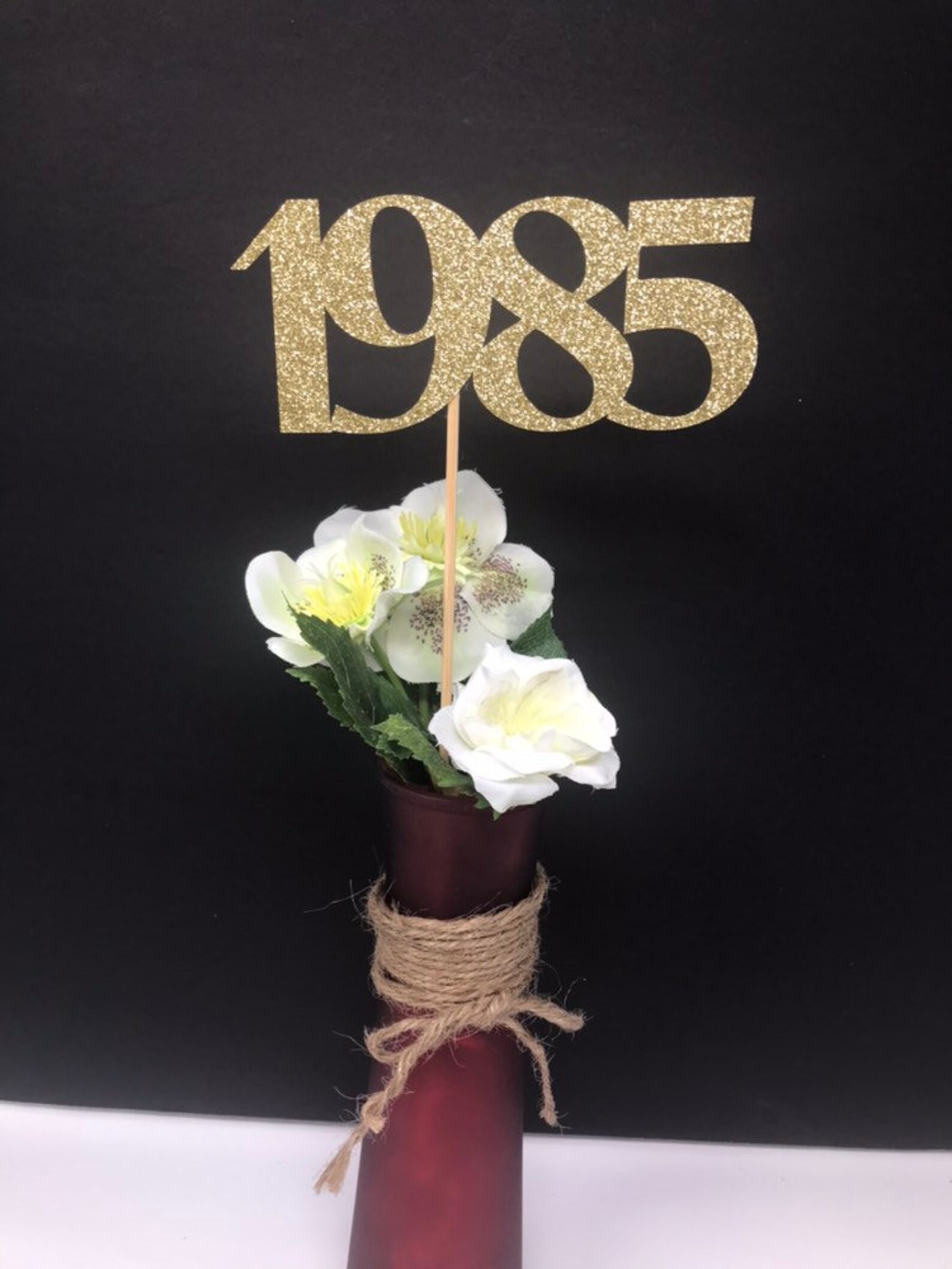 Set of 3 Sticks 1985 Class Reunion Centerpiece 35 Years - Etsy