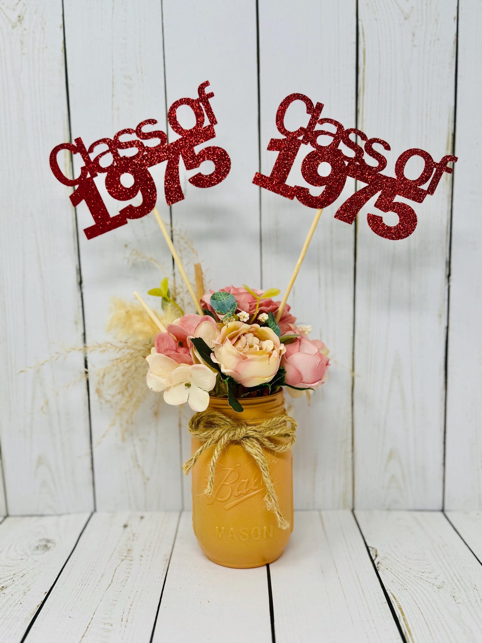 Class of 1975, Class Reunion Centerpiece, 50 Years Class Anniversary ...