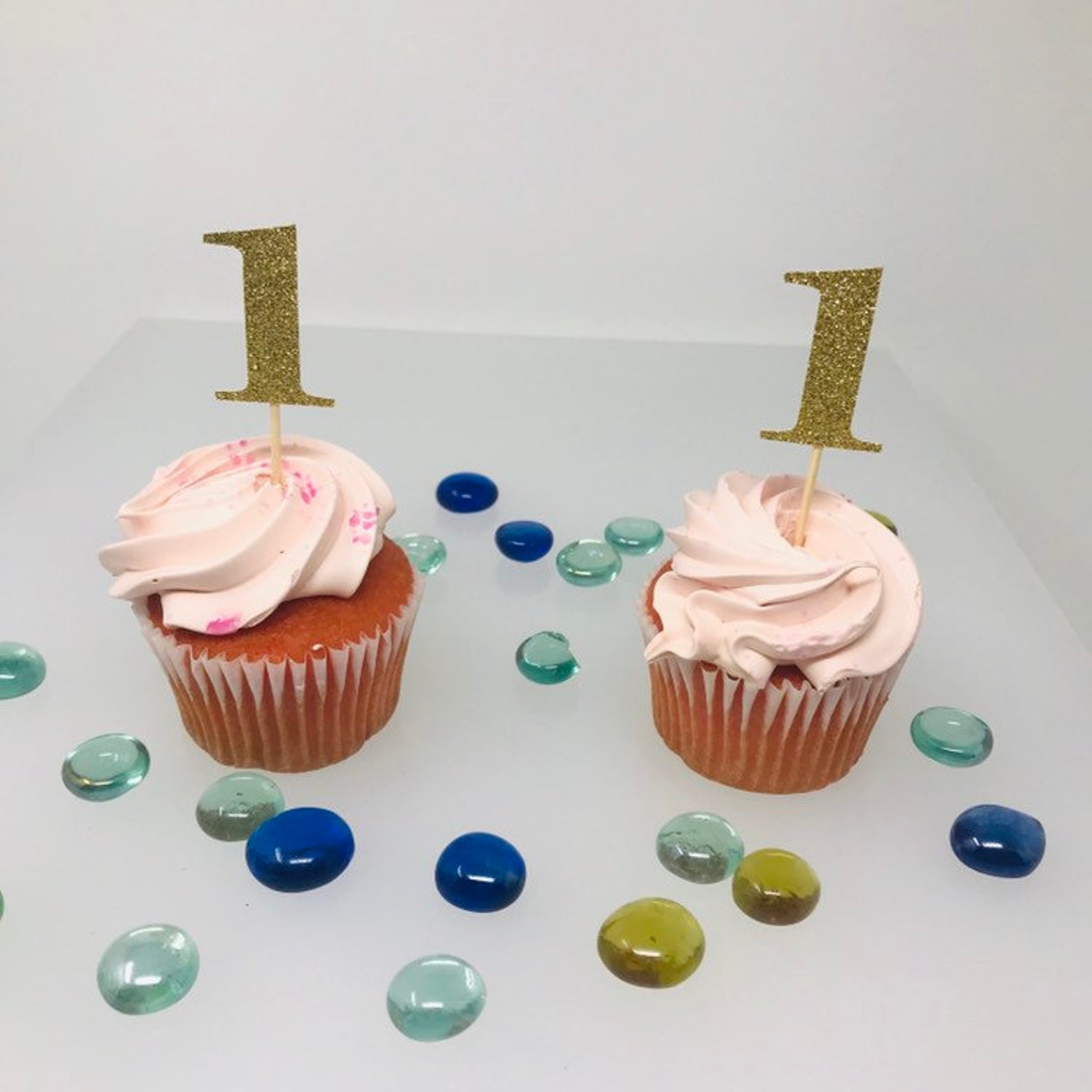 1st Birthday Cupcake Toppers Birthday Decoration 1st - Etsy