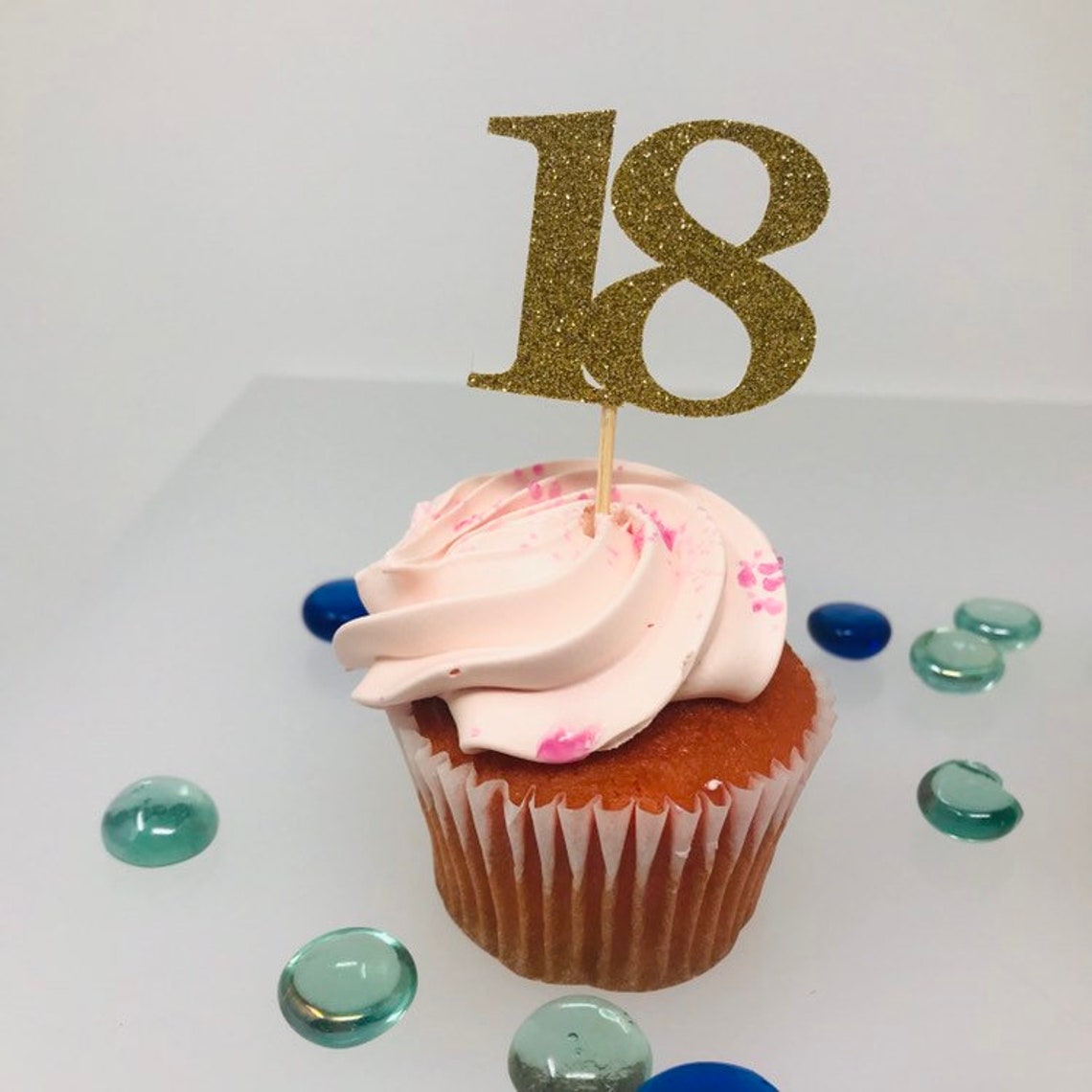 18th Birthday Cupcake Toppers, Birthday Decoration, 18th Birthday ...