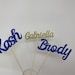 Personalized Name, Name Sticks, Personalized Name Centerpiece Sticks ...
