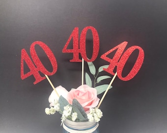 Birthday Centerpiece 45th Anniversary 45th Celebration 45th - Etsy