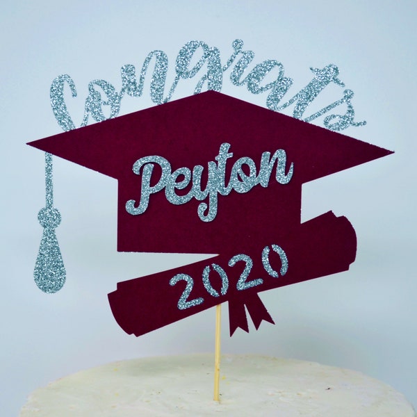 Personalized Graduation Cake Topper - Etsy