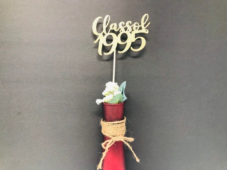 Class of 1995 Class Reunion Centerpiece 25 Years Class - Etsy