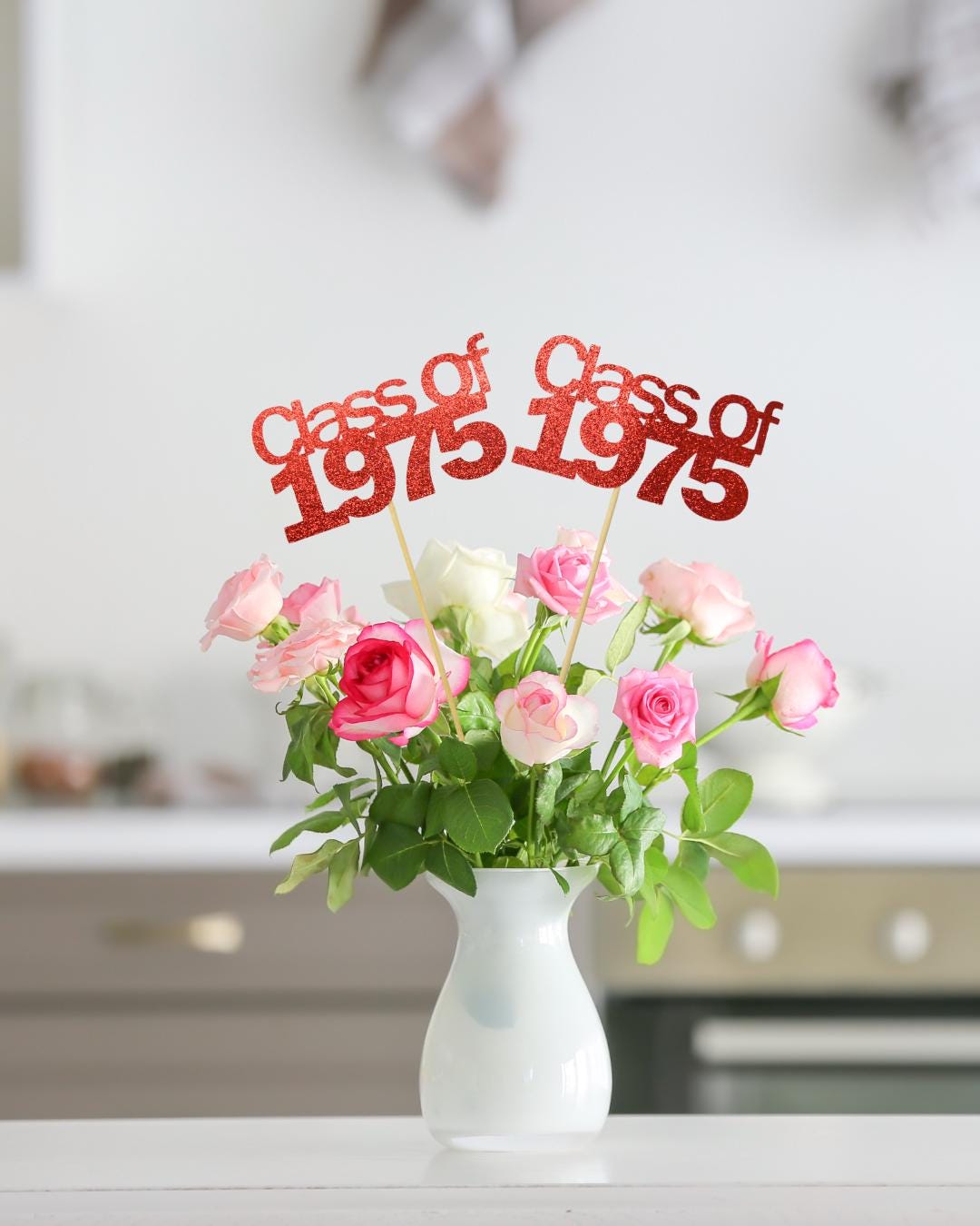 Set of 3 Class of 1975, 1975 Class Reunion Centerpiece, Class of 1975 ...