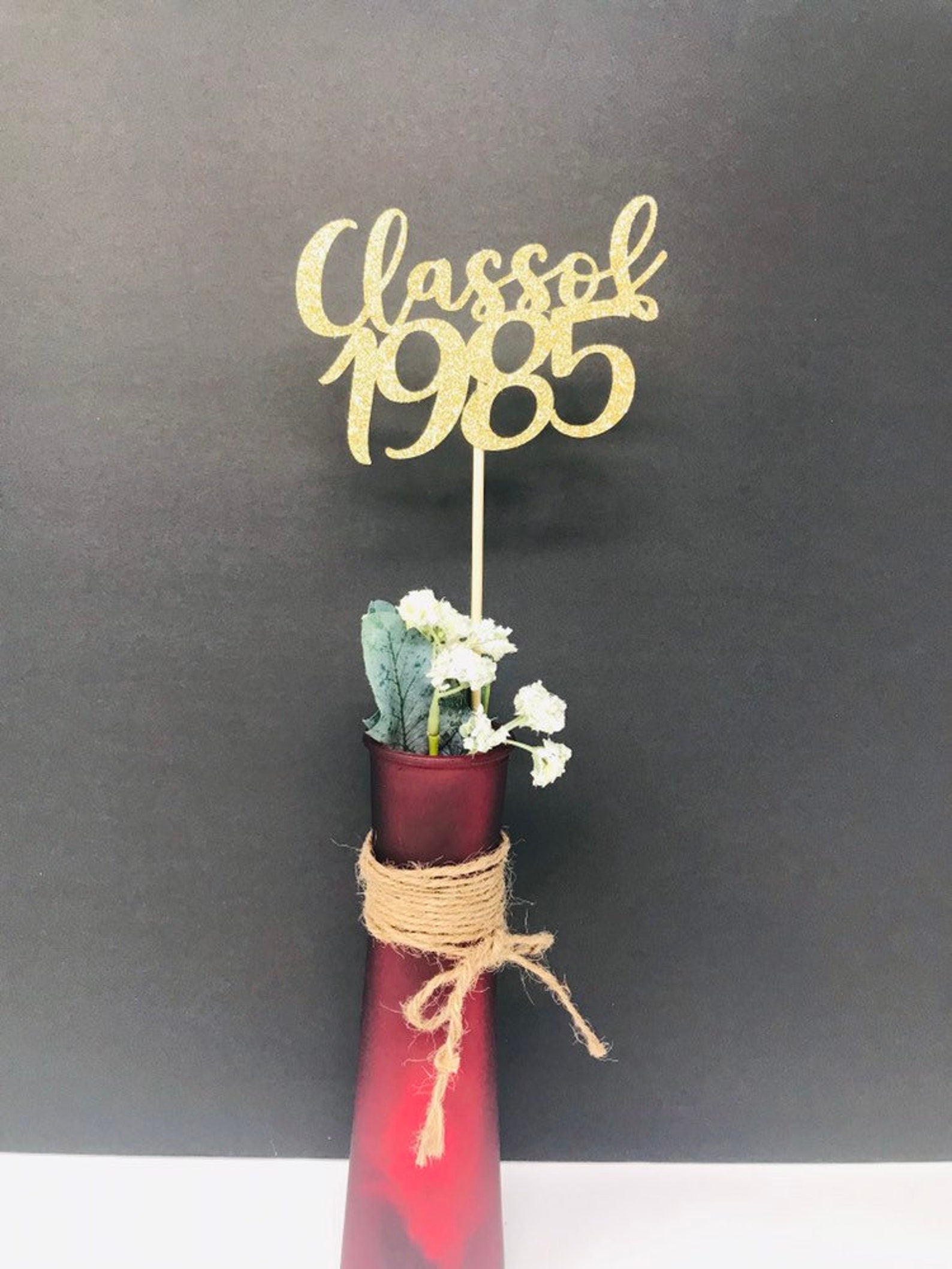 Class of 1985 Class Reunion Centerpiece 35 Years Class - Etsy