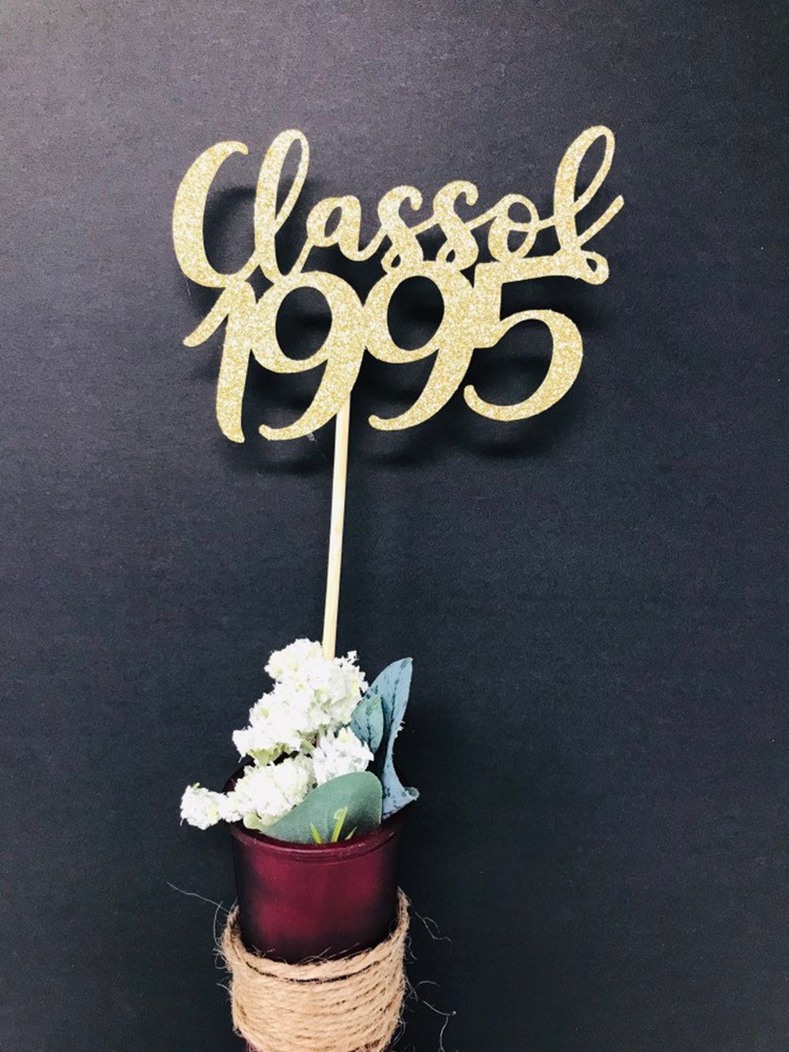 Class of 1995 Class Reunion Centerpiece 25 Years Class - Etsy