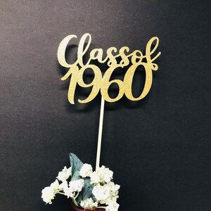 Class of 1960, Class Reunion Centerpiece, 60 Years Class Anniversary ...