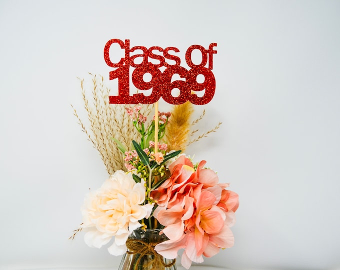Class of 1969, Class Reunion Centerpiece, 55 Years Class Reunion, 55th ...