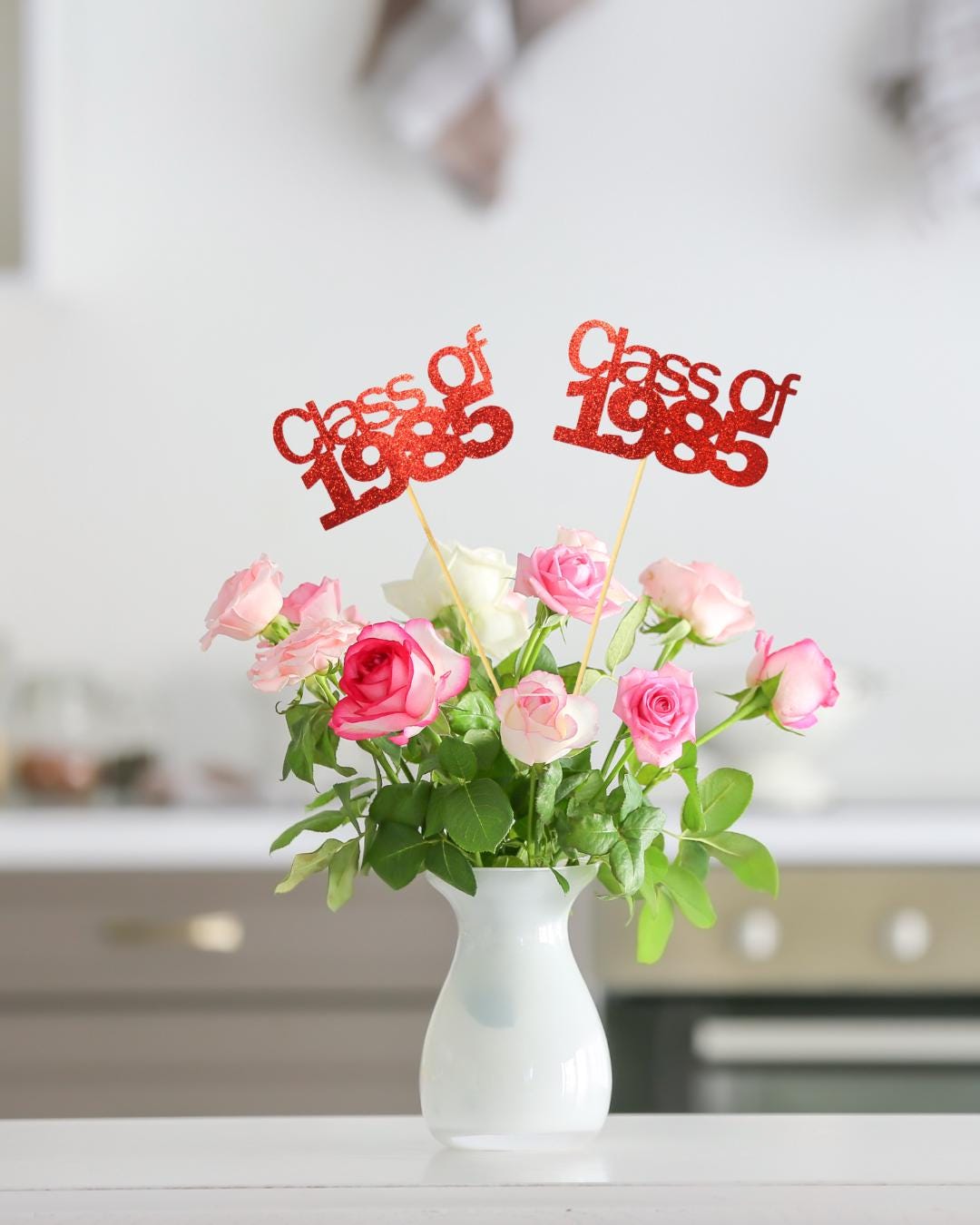 Set of 3 Class of 1985, 1985 Class Reunion Centerpiece, Class of 1985 ...