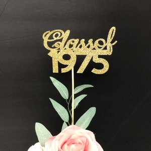 Class of 1975, Class Reunion Centerpiece, 45 Years Class Anniversary ...