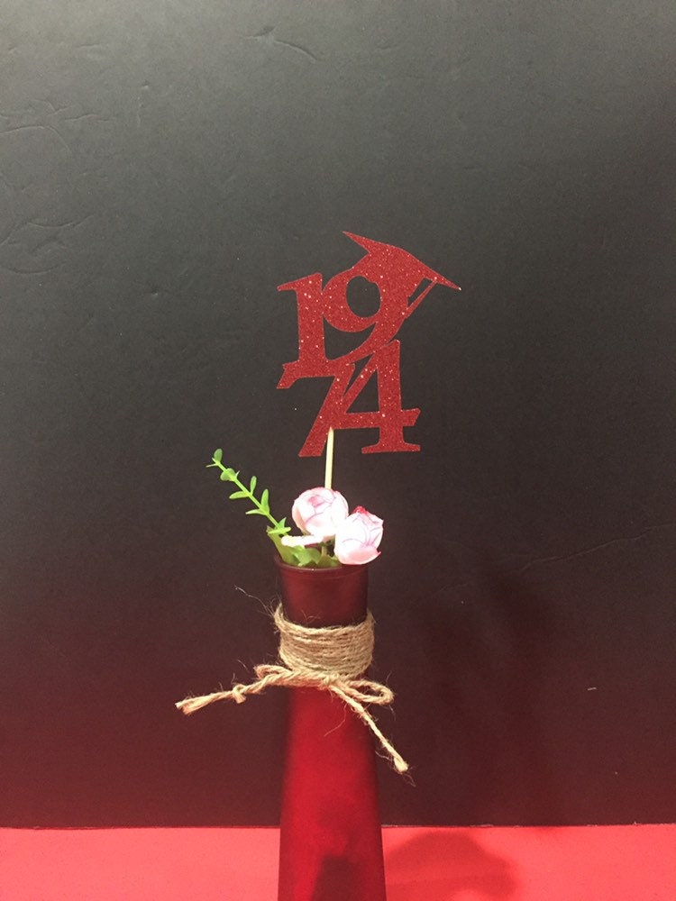 Set of 3 sticks, 1974 Class Reunion Centerpiece, 45 years class ...