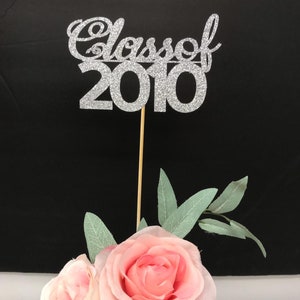 Class of 2010, Class Reunion Centerpiece, 10 Years Class Anniversary ...