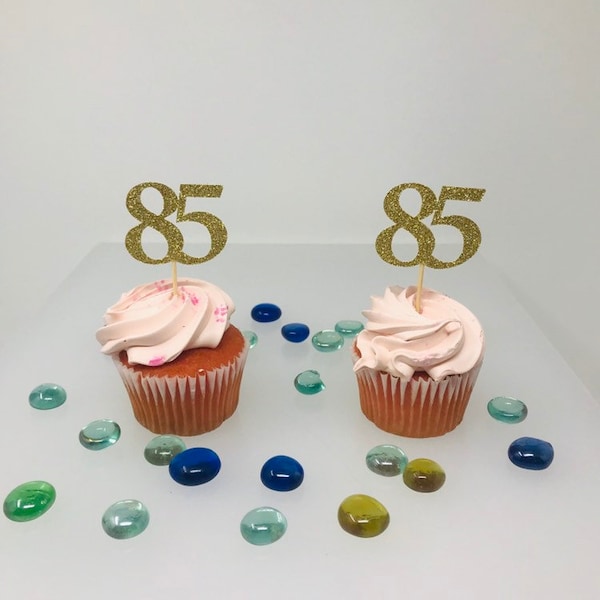85 Cake Topper - Etsy