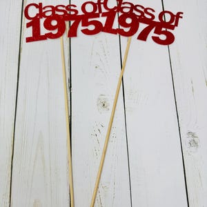 Class of 1975, Class Reunion Centerpiece, 50 Years Class Anniversary ...