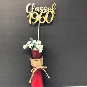 Class of 1960, Class Reunion Centerpiece, 60 Years Class Anniversary ...