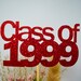 Class of 1999 1999 Class Reunion Centerpiece 25th Reunion - Etsy