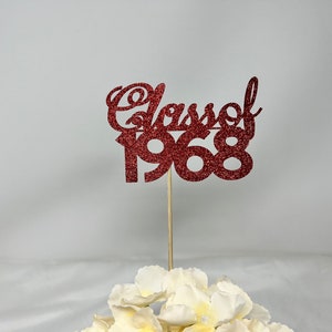 Class of 1968, Class Reunion Centerpiece, 55 Years Class Anniversary ...