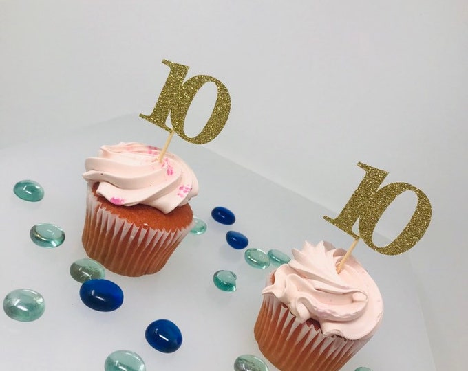 20th Birthday Cupcake Toppers Birthday Decoration 20th | Etsy
