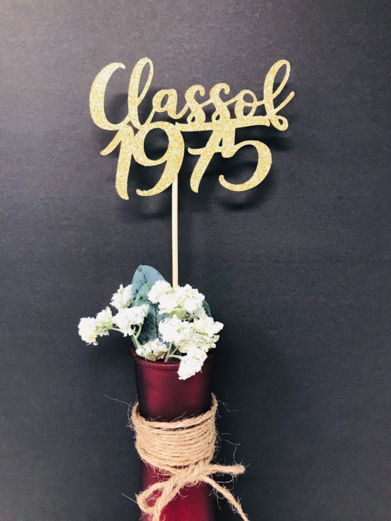 Class of 1975, Class Reunion Centerpiece, 45 Years Class Anniversary ...