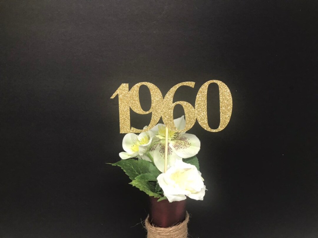 Set of 3 Sticks, Class Reunion, 1960 Class Reunion Centerpiece, 60 ...