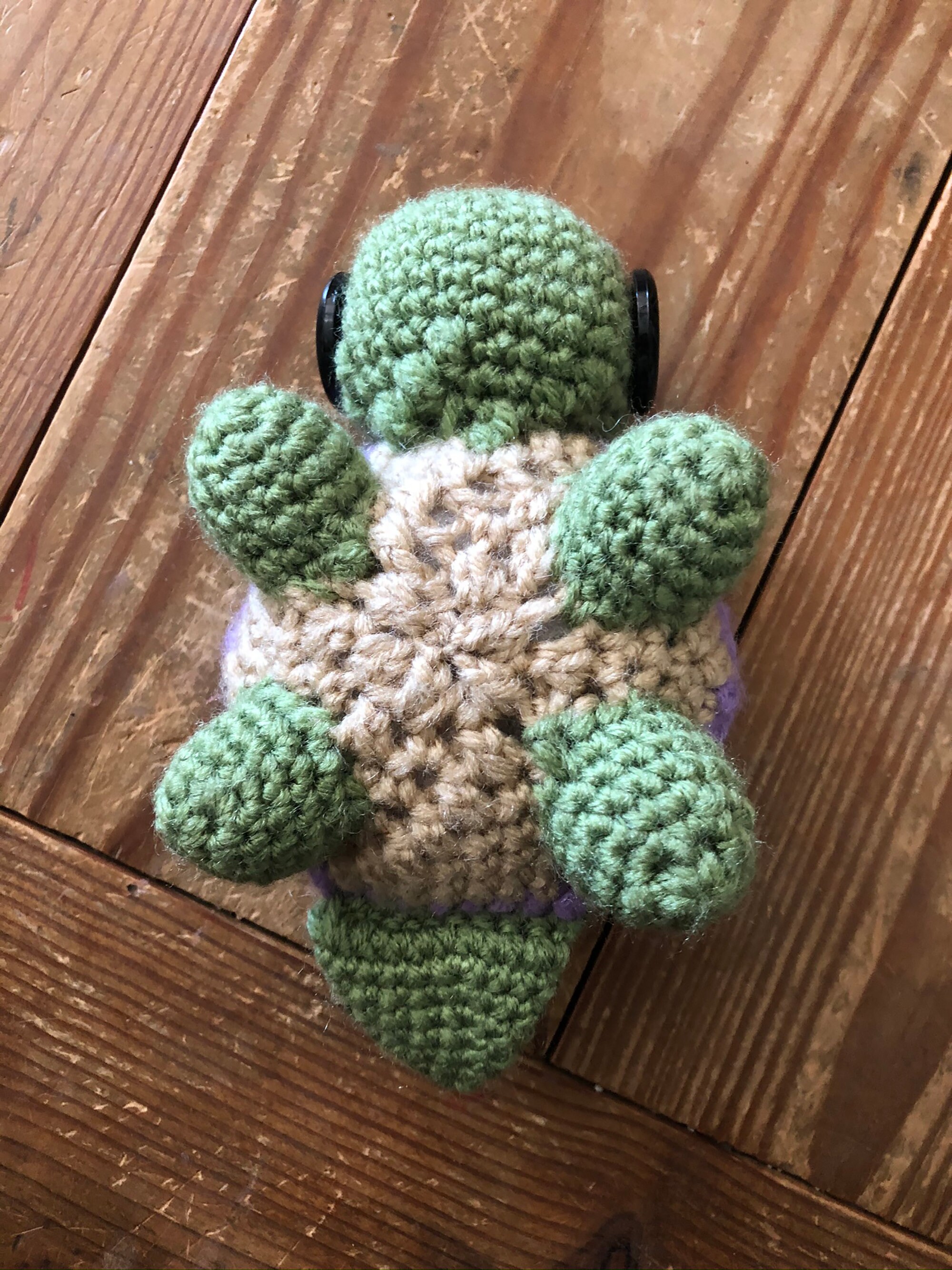 Rainbow Turtle Crochet Plushie - Etsy