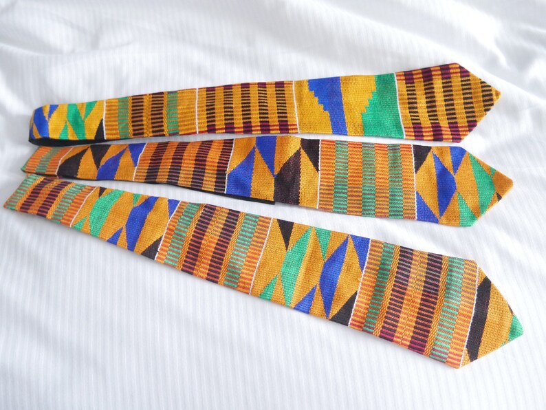 KOBLA Africa Handmade Mens Kente-tie - Etsy