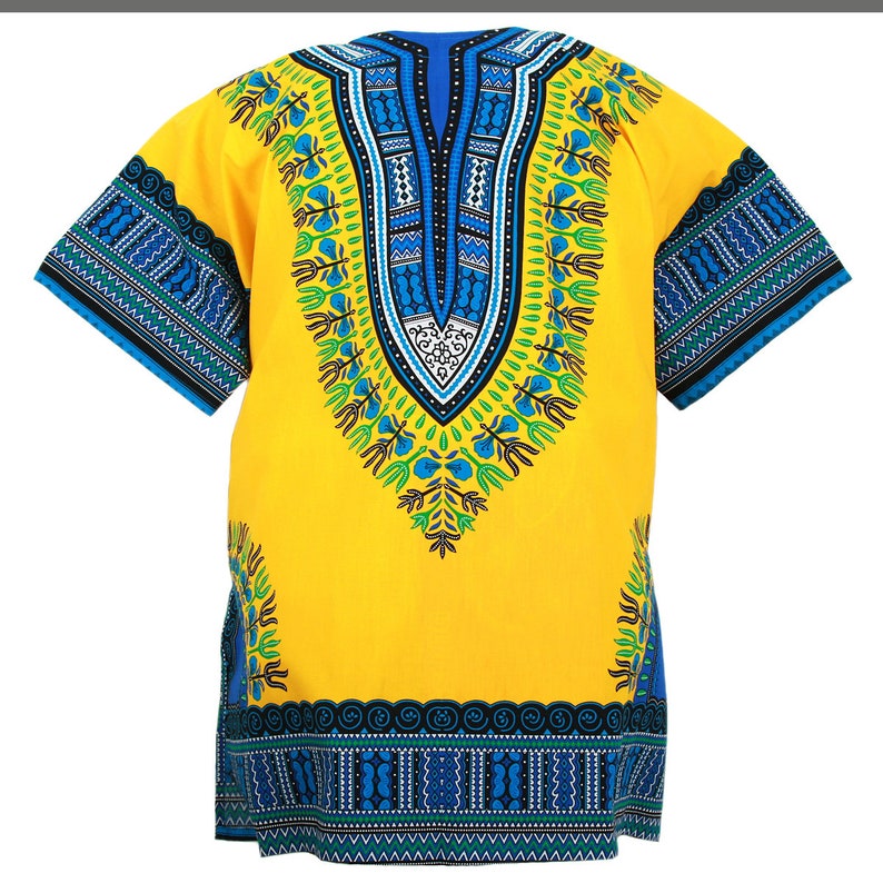 Traditional African Dashiki Print Top/tunic Unisex - Etsy